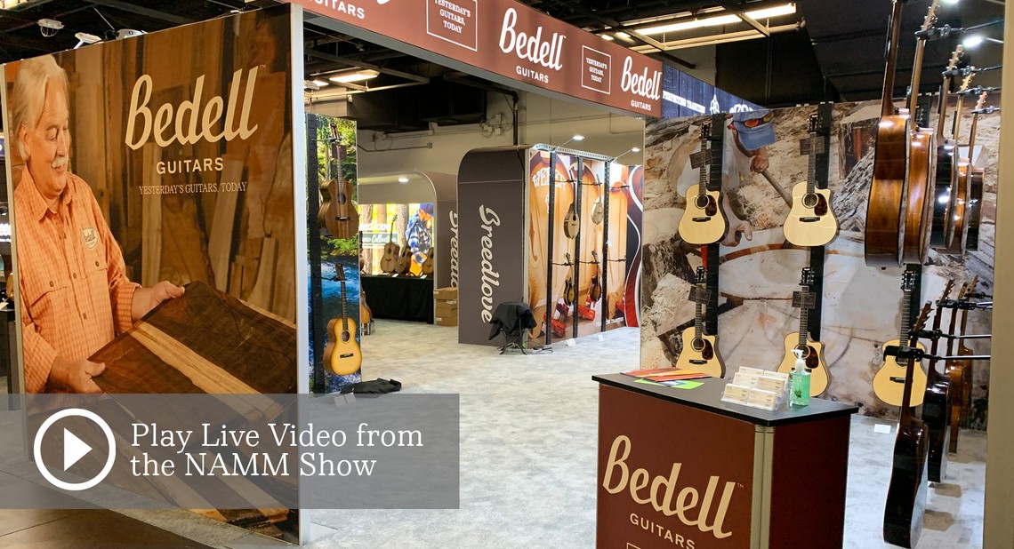 Live from the 2020 Winter NAMM Show with Bedell Guitars - Acoustic ...