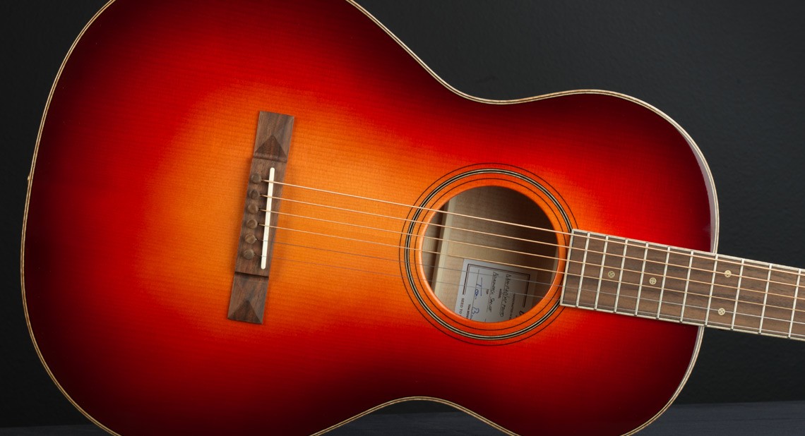 Parlor Shape - Acoustic Guitar - Handmade Acoustic Guitars - Mahogany ...